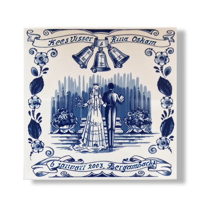 Wedding Tile (6 in) – Dutch Birth Plates